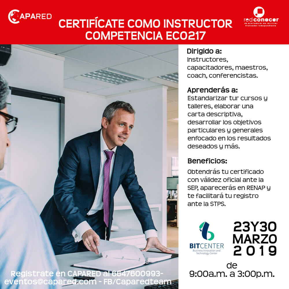 Certificate como instructor - Bit Center
